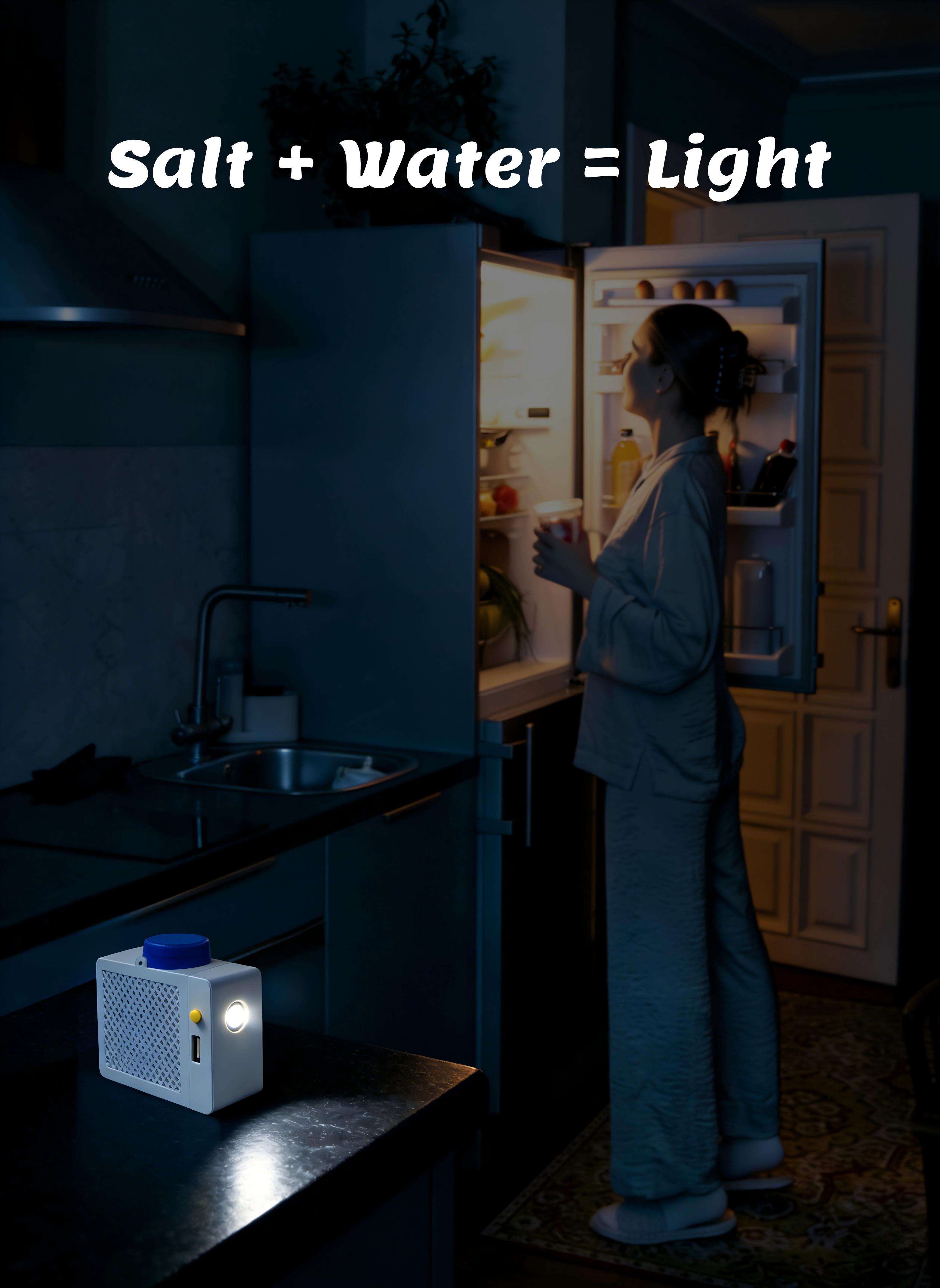 Cómo una antorcha eléctrica alimentada por agua salada ilumina su hogar ...